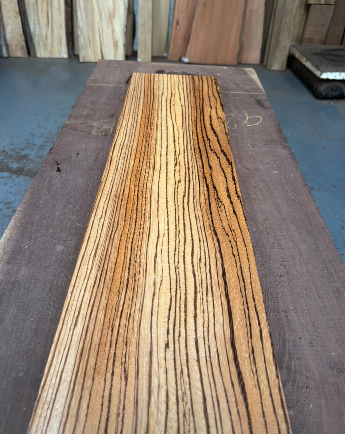 Zebrano 865x195x21 mm ZL23 - Woodwise UK