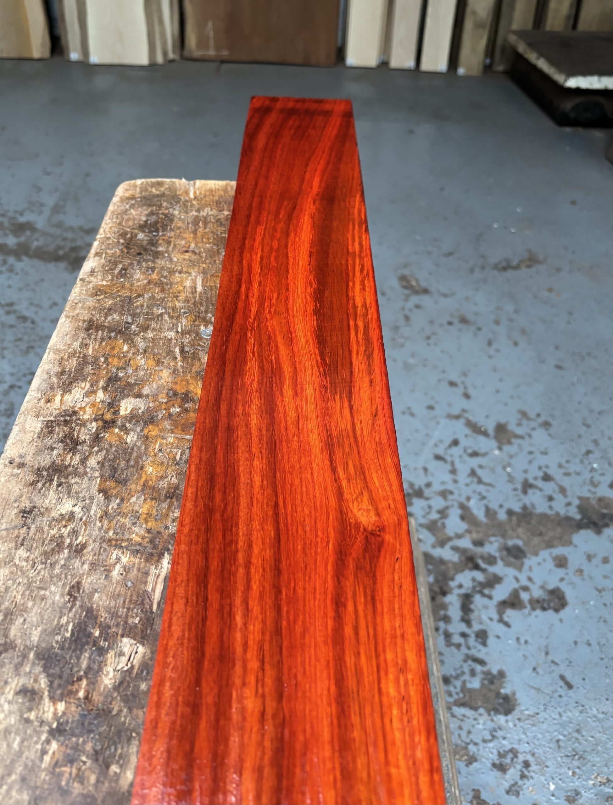 Padauk 815x110x25 mm P33 - Woodwise UK