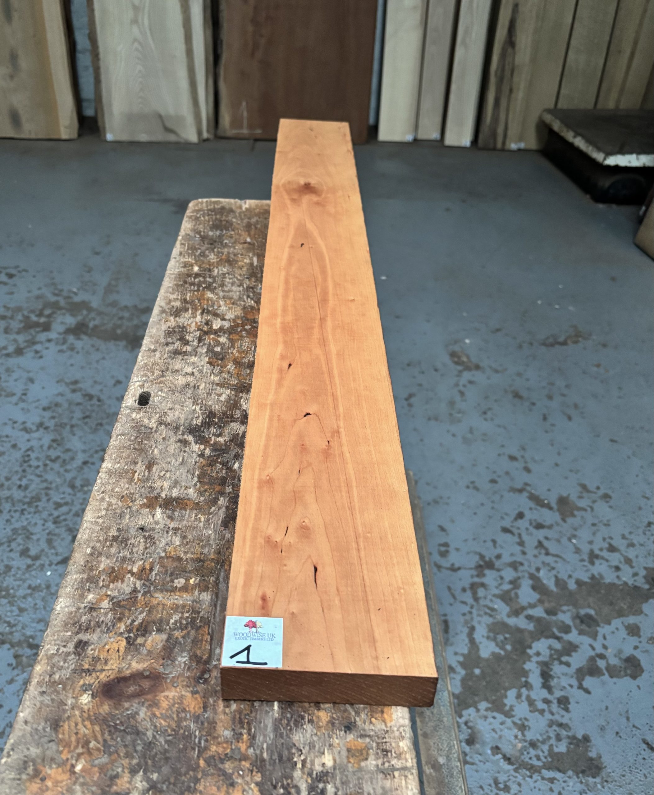 American Cherry 1000x110x25 mm ACS1 - Woodwise UK