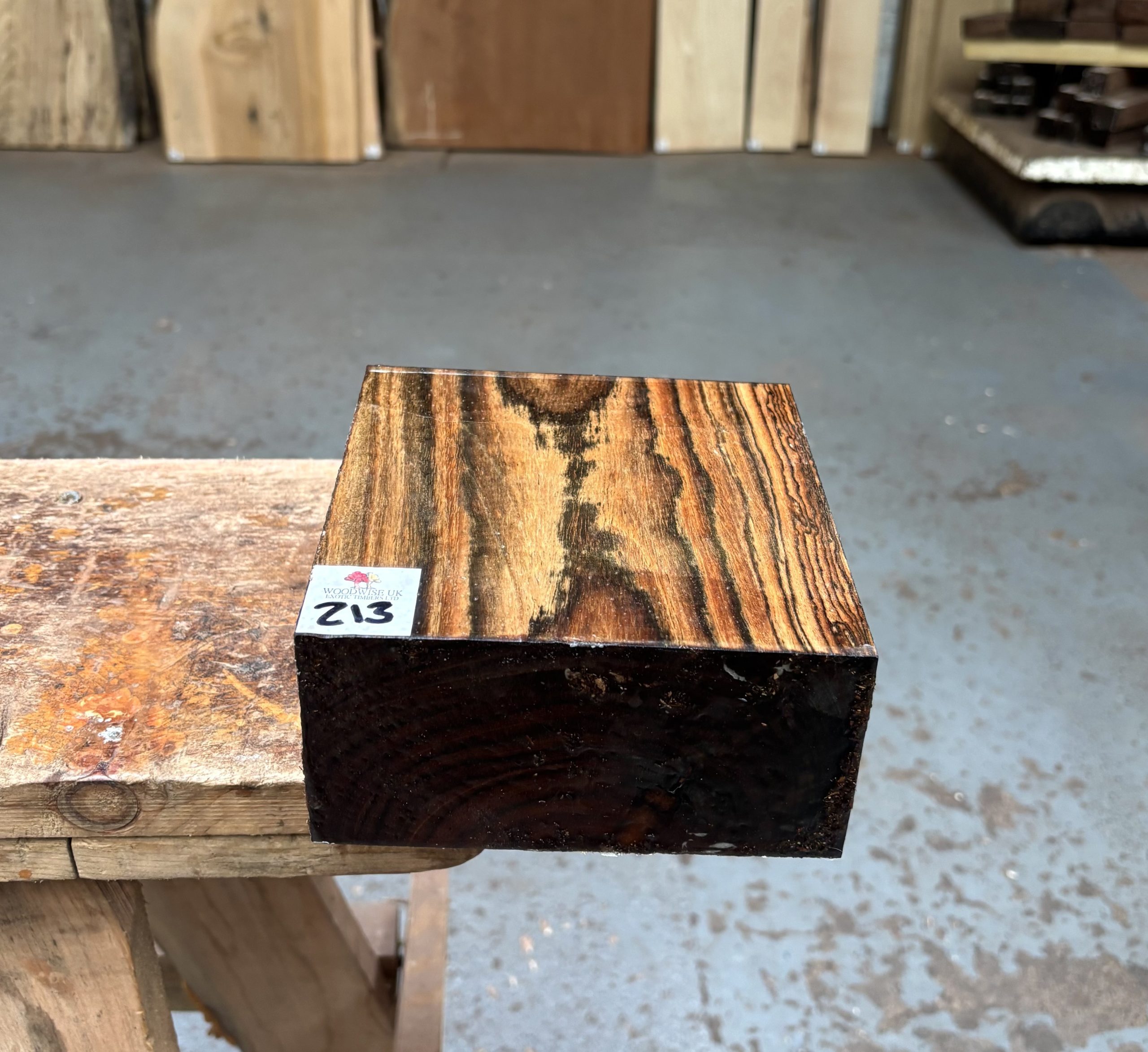 Bocote 6x6x3 Inches BOC213 - Woodwise UK